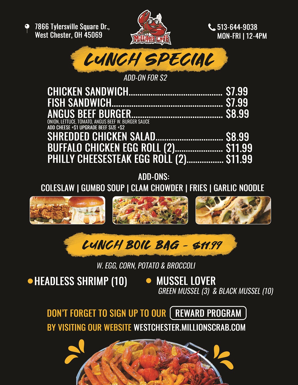 Million's Crab - West Chester, OH